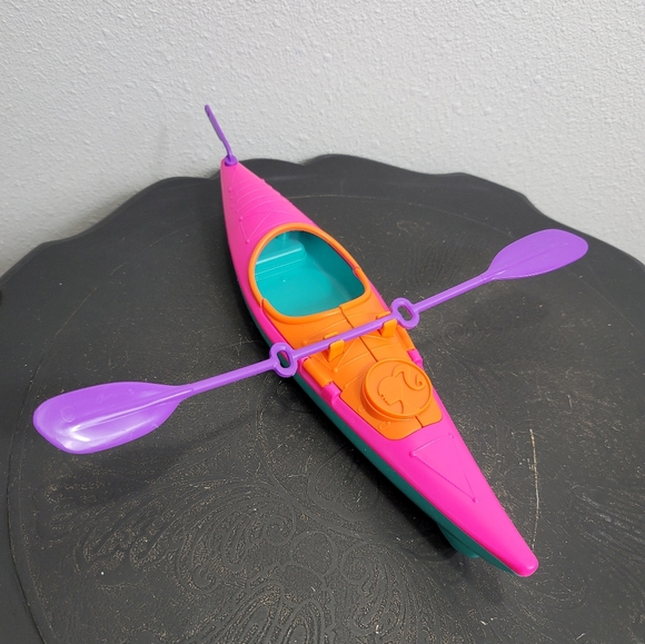 Mattel | Toys | Barbie Team Stacie Summer Camp Playset Kayak | Poshmark